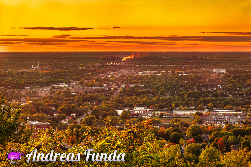 Vue du Mont Arthabaska à Victoriaville - Province de Québec - Andreas Funda